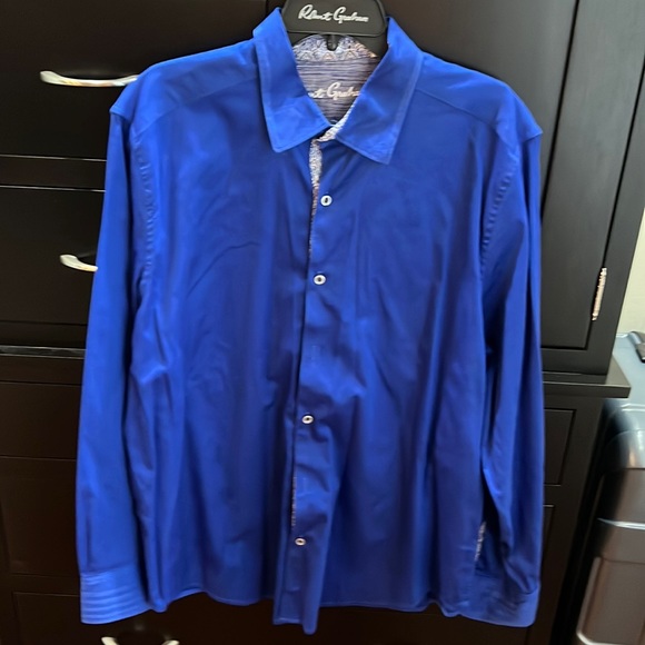 Robert Graham | Shirts | Robert Graham 2xl Mens Long Sleeve Shirt Royal ...